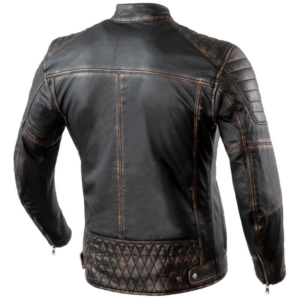 Rebelhorn Hunter Pro CE Motorrad Lederjacke - inSPORTline