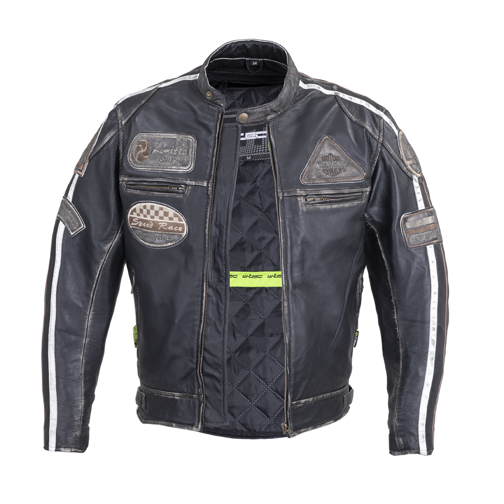 W-TEC Sheawen Vintage Herren Leder Motorradjacke - inSPORTline