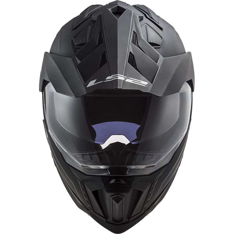 LS2 Explorer Solid MX701 Enduro Helm - Matt Schwarz - inSPORTline